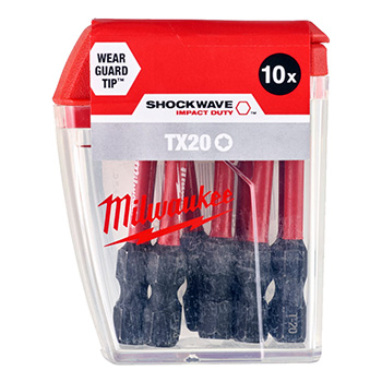 Milwaukee udarni bitsevi T20 x 50mm 1/4" 10 kom 4932430877