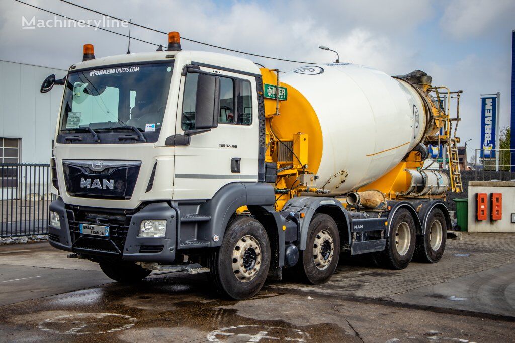 MAN TGS 32.360 BB+E6+MIXER 9M³ kamion s mešalicom za beton