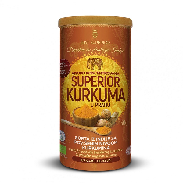 KURKUMA ORGANIC JUST SUPERIOR 150G