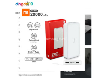 Redmi power bank 20000mAh