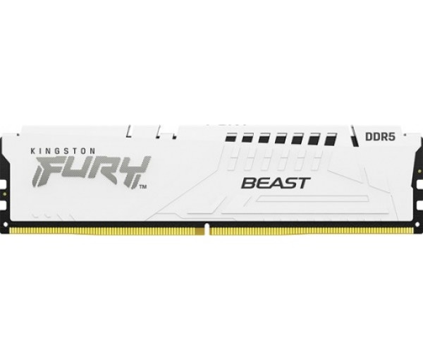 KINGSTON Fury Beast DDR5 5200MHz CL40 16GB Intel XMP White