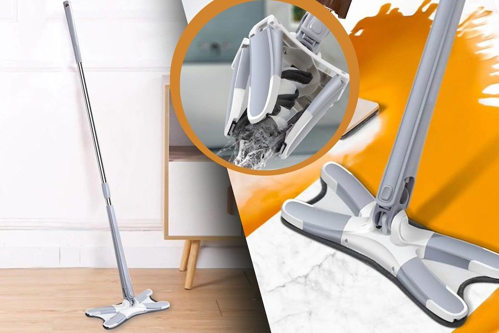 Metla za čišćenje podova CleanFloor, automatsko ceđenje