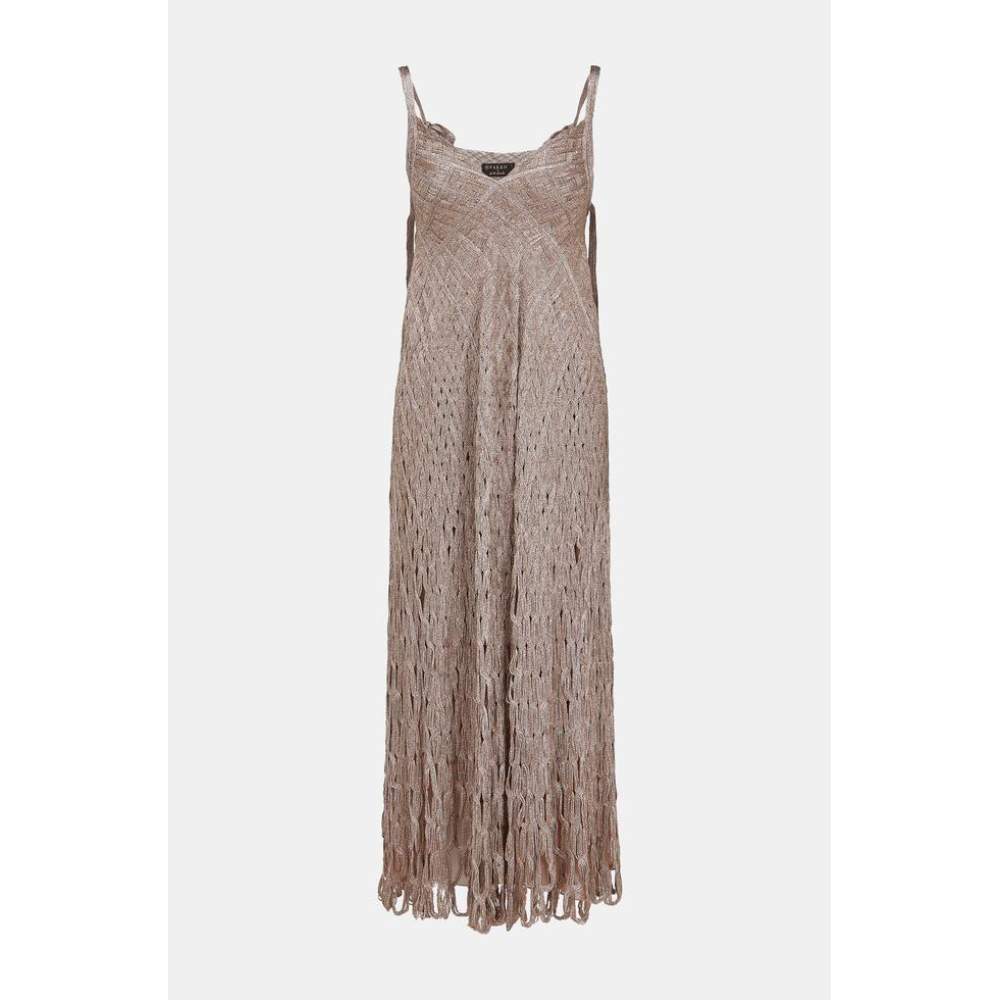 Vakko PUDRA MAXI KNITTED DRESS