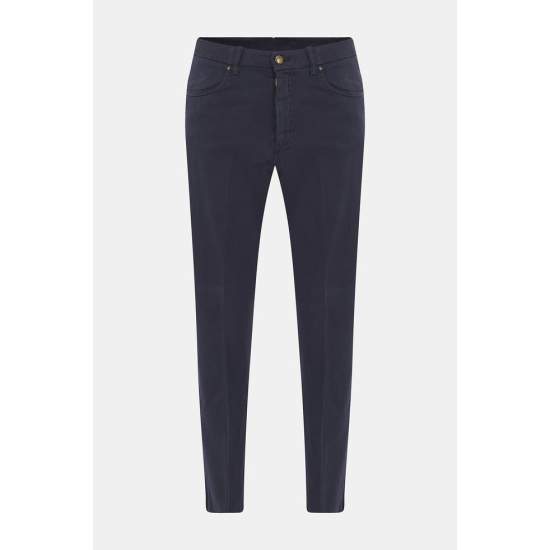 Vakko 5 POCKET NAVY BLUE TROUSERS