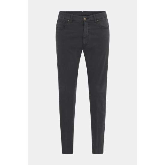 Vakko 5 POCKET BLACK TROUSERS