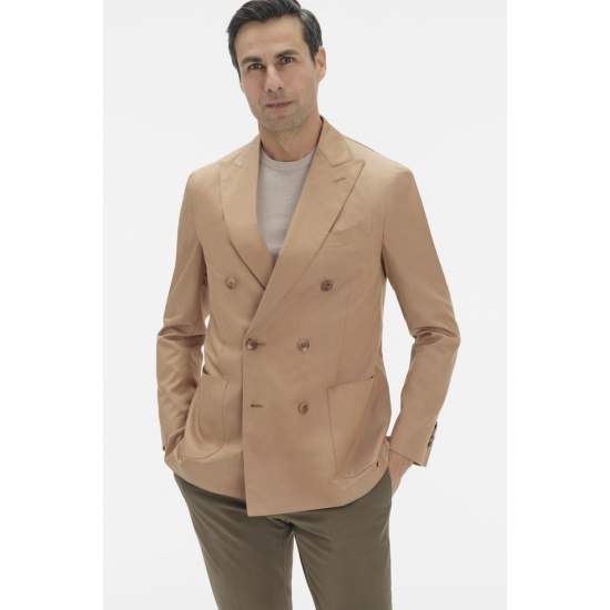Vakko SALMON COLOR Double-breasted JACKET