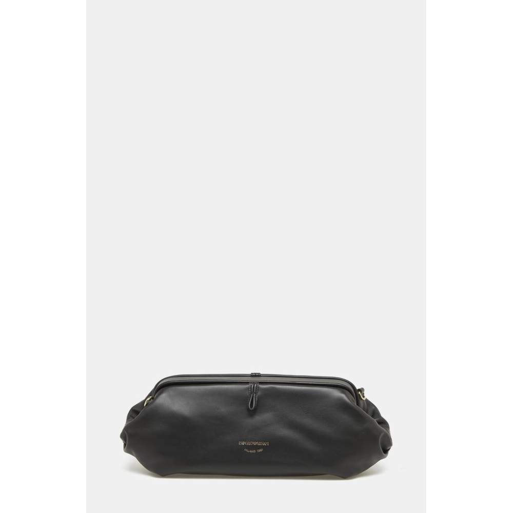 Emporio Armani BLACK LEATHER BAG
