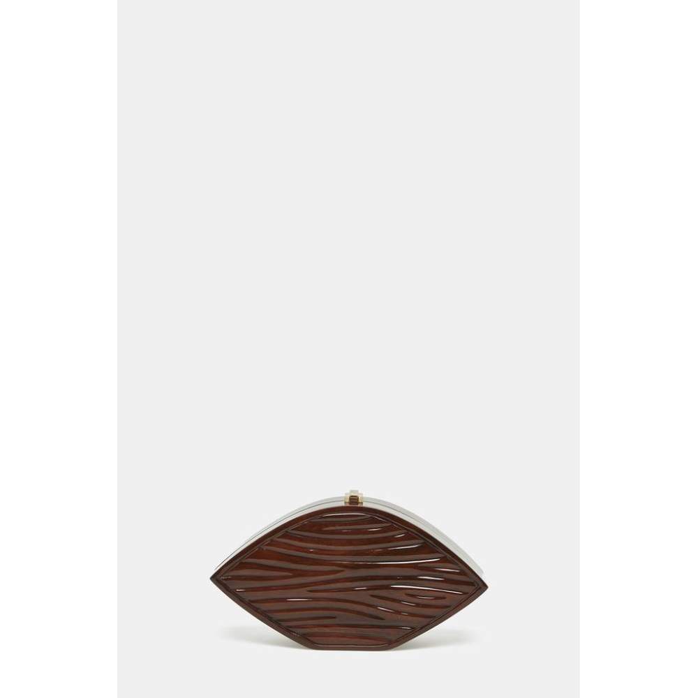 Rocio BROWN TEXTURED BAG