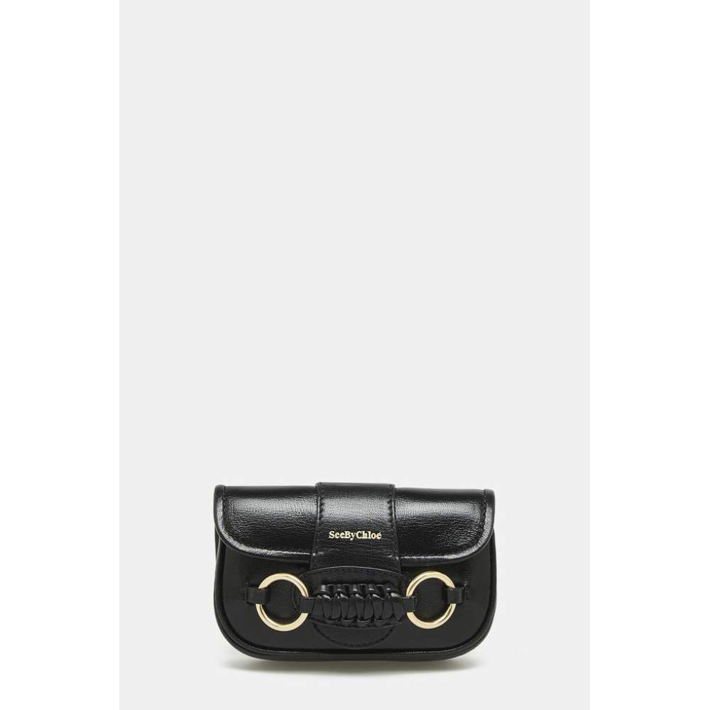 See By Chloé BLACK LEATHER BELT BAG