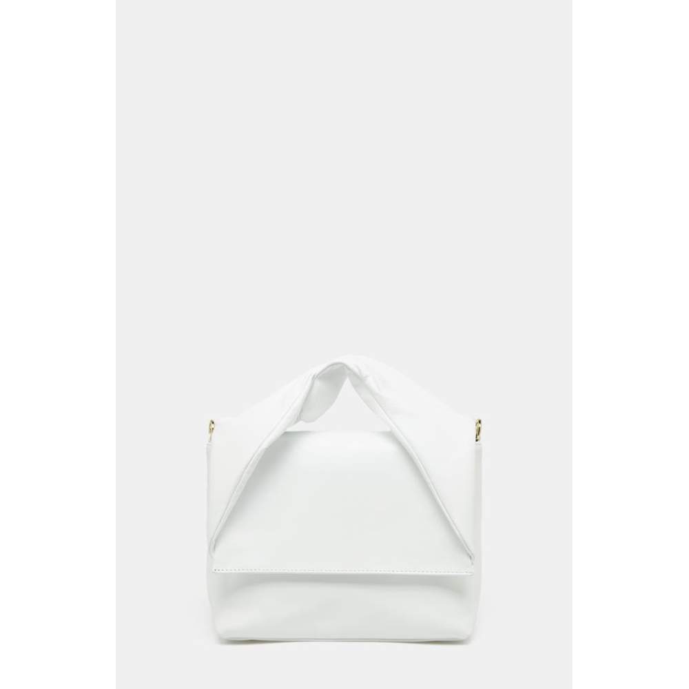 Vakko WHITE LEATHER BAG