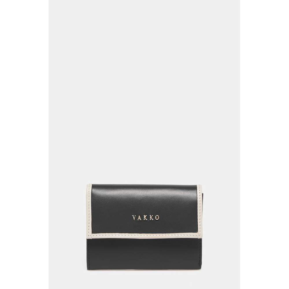 Vakko BLACK LEATHER WALLET