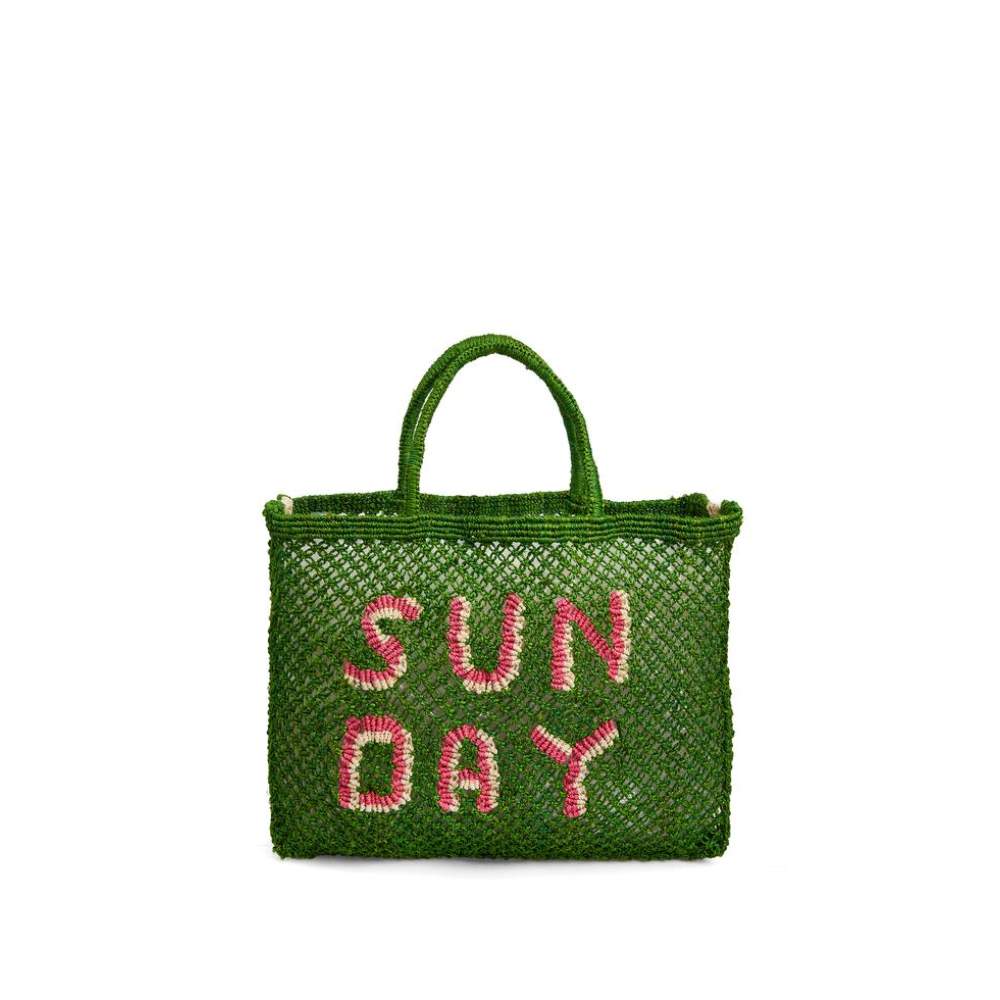 The Jacksons GREEN JUTE BAG