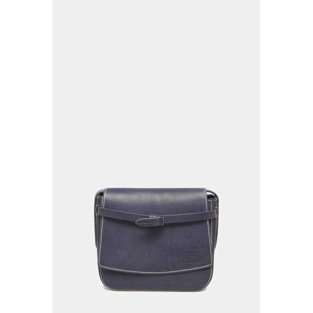 Anya Hindmarch NAVY BLUE LEATHER BAG