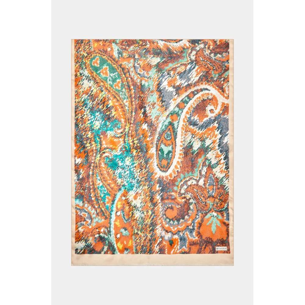 Vakko PATTERNED ETAMIN VOUL SHAWL