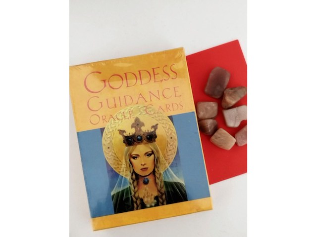 Oracle Goddess Guidance + mesecev kamen breskva
