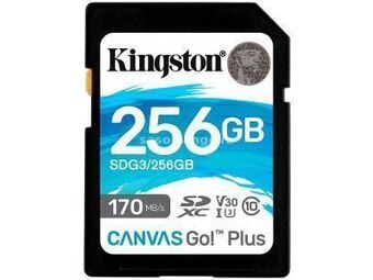 Kingston Canvas Go! Plus (SDG3/256GB) memorijska kartica SD 256GB class 10