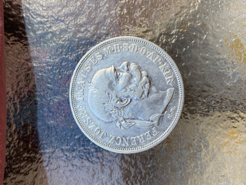 Franc Jozef kovanica 5 korona 1900.