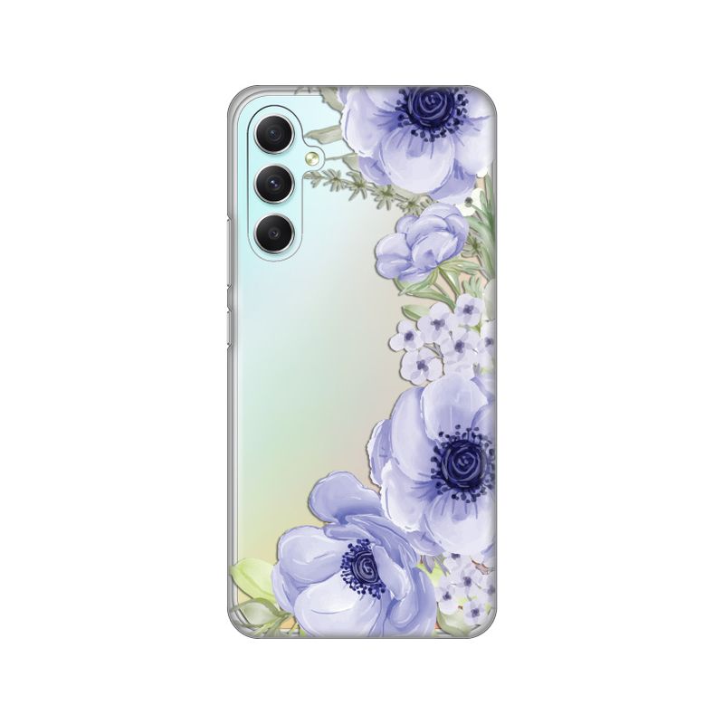 Maskica Silikonska Print Skin za Samsung A346B Galaxy A34 5G Blue Roses