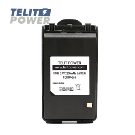 TelitPower baterija BP-265 Li-Ion 7.4V 2200mAh za radio stanicu ICOM IC-F3001 ( P-3311 )