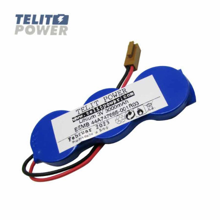 TelitPower baterija Litijum 3V 3000mAh CR2477-3RX za GE Fanuc PLC kontrolere ( P-2191 )