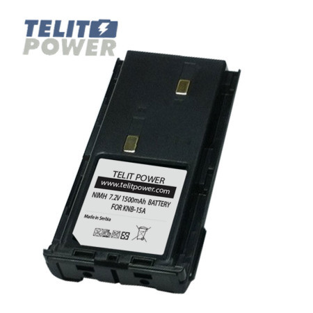 TelitPower baterija NiMH 7.2V 1500mAh Panasonic za radio stanicu KENWOOD KNB-15A ( P-3310 )