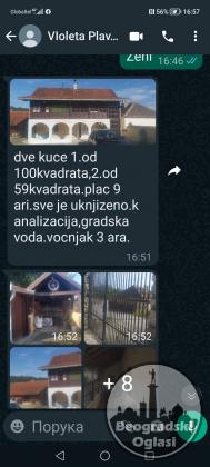 Prodajem 2 kuce na jednom placu