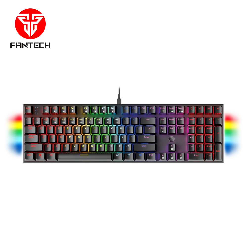 Tastatura Mehanicka Gaming Fantech MK855 RGB Maxfit 108 crna (Blue switch)