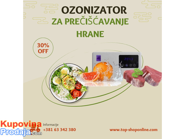 Ozonator Fantastico! Provereno čista i zdrava hrana