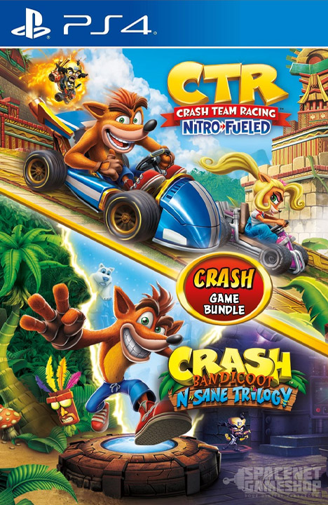 Crash Bandicoot Bundle - N. Sane Trilogy + CTR Nitro-Fueled PS4