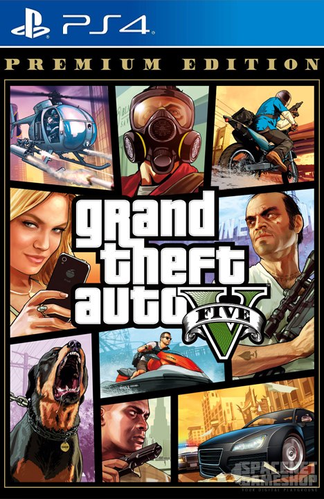 GRAND THEFT AUTO V GTA 5 - PREMIUM ONLINE EDITION PS4