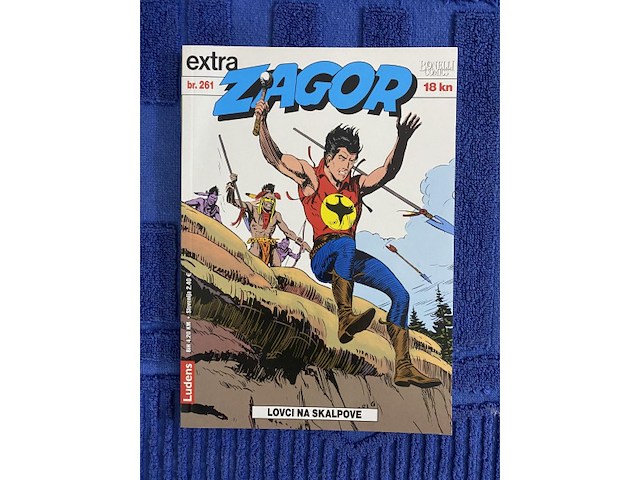 ZAGOR EXTRA 261  LOVCI  NA  SKALPOVE ludens