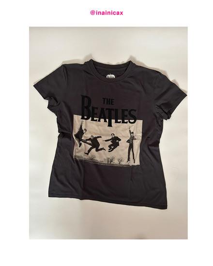 CROPP / Siva Beatles majica