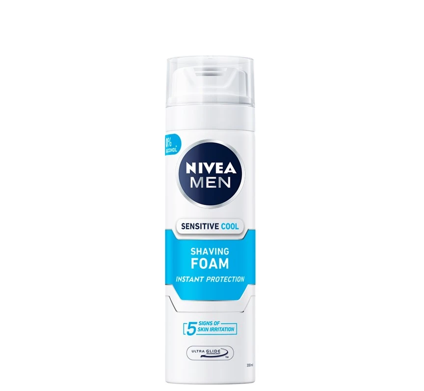 NIVEA PENA ZA BRIJANJE 200ML COOL SENSITIVE 88541