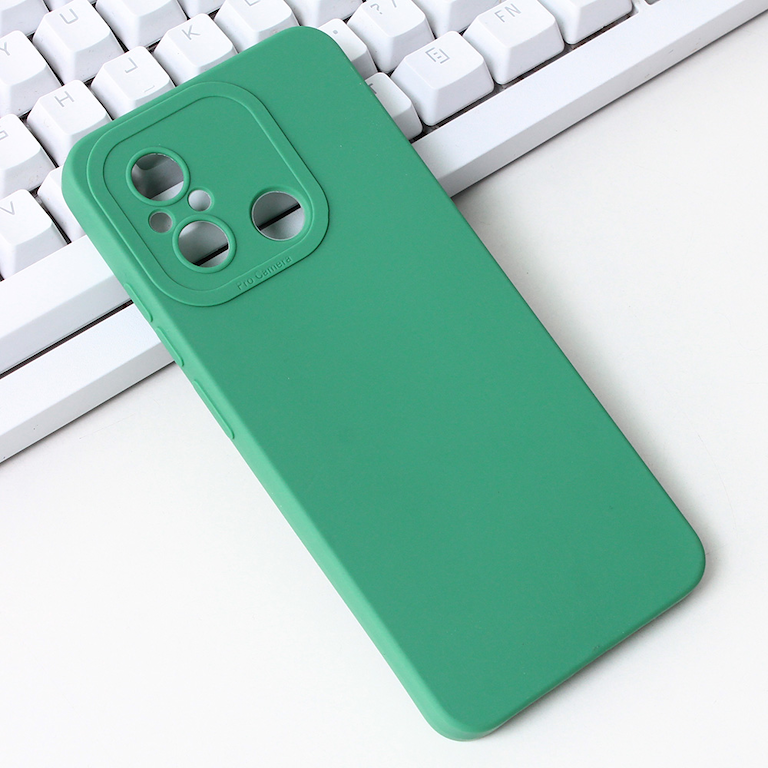 Maska(futrola) Silikon Pro Camera za Xiaomi Redmi 12C tamno zelena
