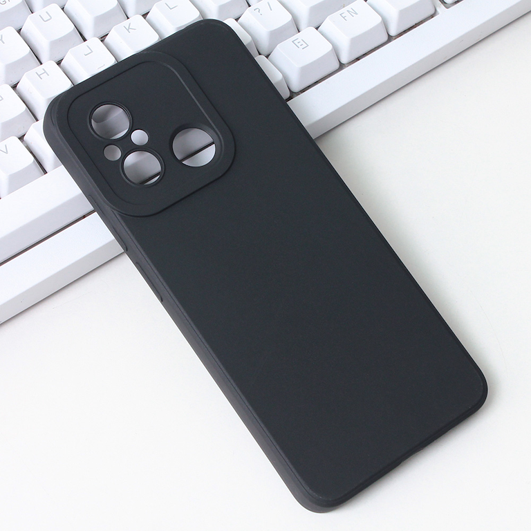 Maska(futrola) Silikon Pro Camera za Xiaomi Redmi 12C crna