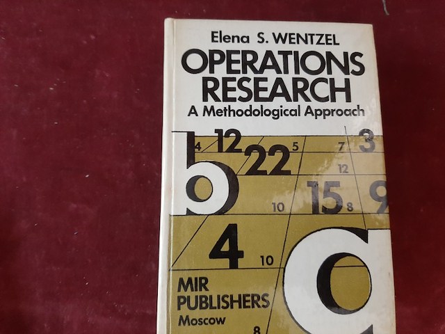 153 Elena S. Wentzel - Operations Research