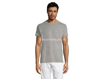 Sols Muška pamučna majica Regent Grey Melange veličina 3XL 11380