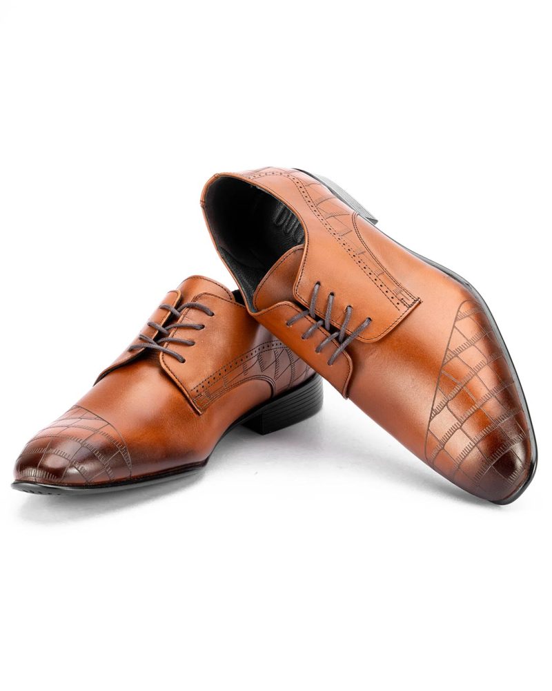 Muške cipele – Elegantne – DC-6508 – Svetlo braon