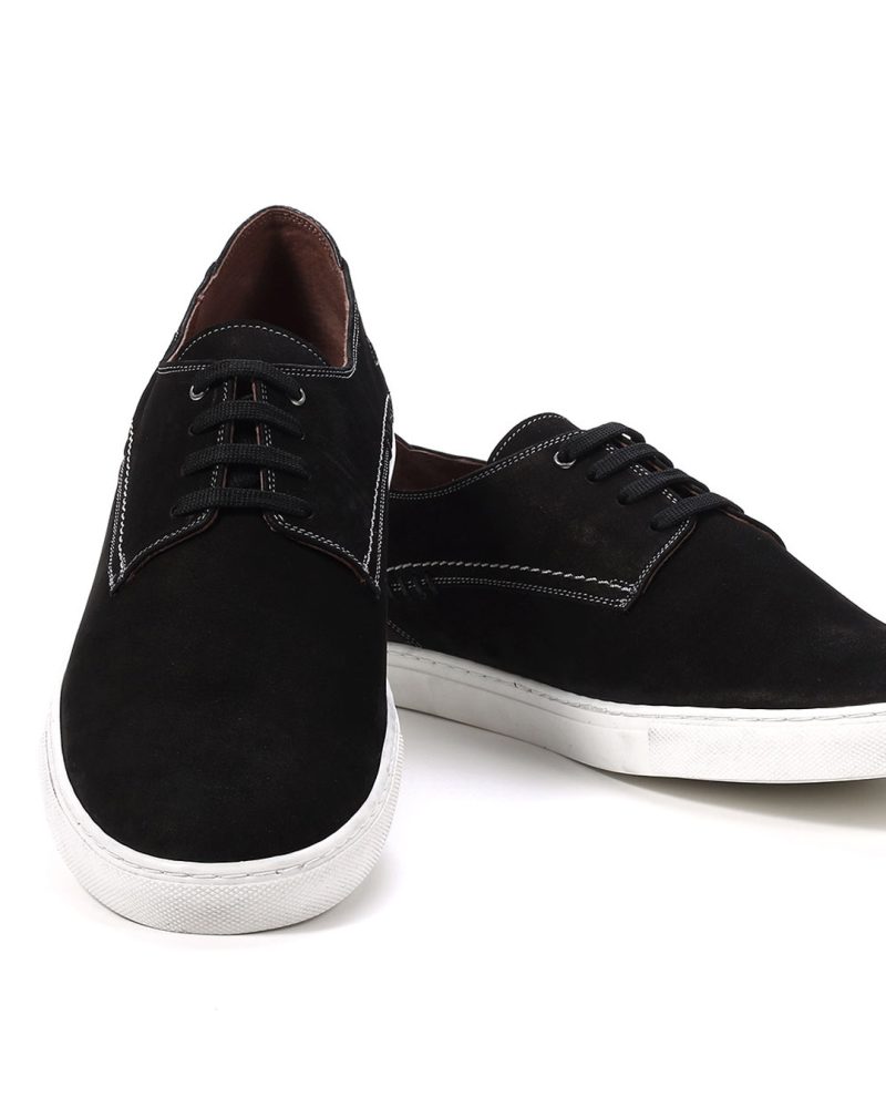 Muške cipele – Veliki brojevi – 3660 G – Crna sa belim đonom