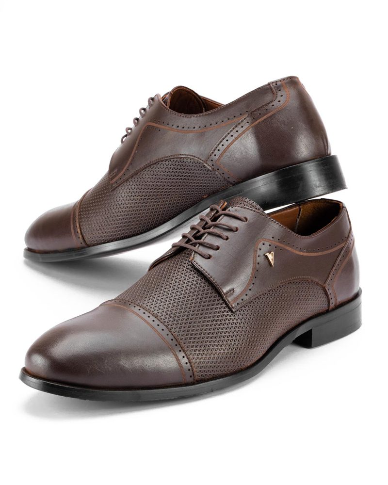 Muške cipele – Veliki brojevi – 8196-G – Tamno braon