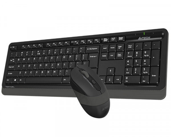 A4-FG1010 A4Tech Fstyler Bezicna tastatura YU-LAYOUT + bezicni mis USB, Grey