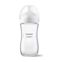 Philips Avent Staklena flašica za bebe Natural response 240ml sa cuclom 1m+ SCY933/01