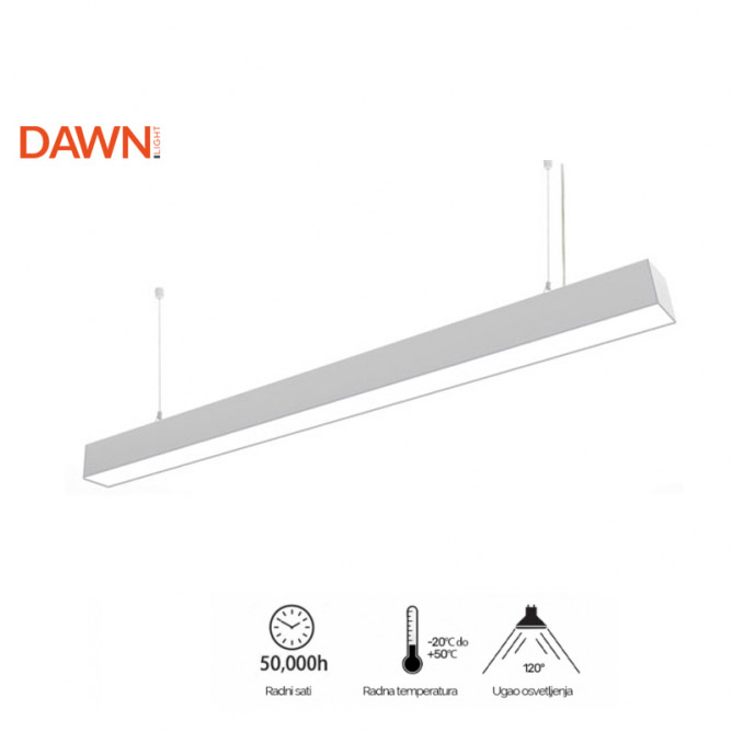 LED SVETILJKA LT-T-020-B 40W 4000K BELA 1,2 met