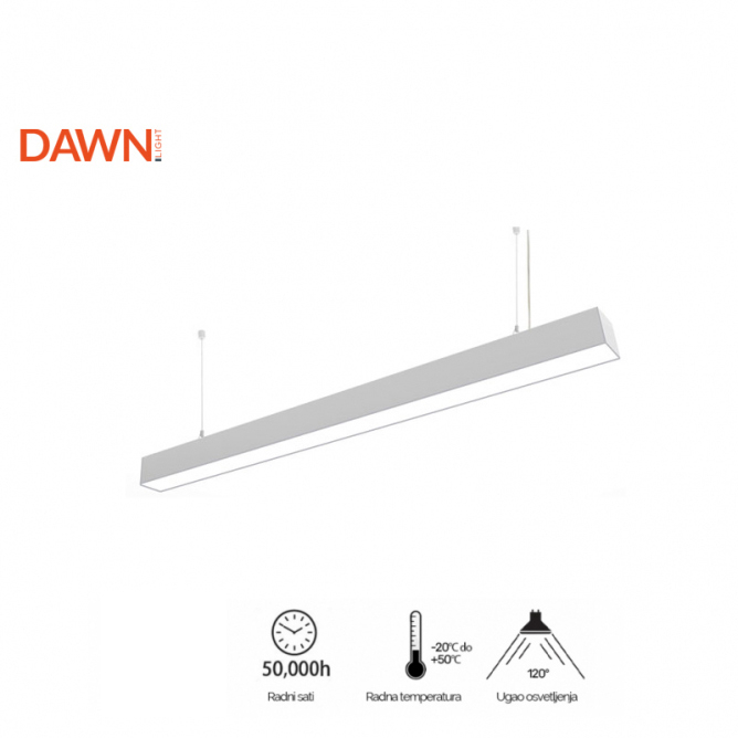 LED SVETILJKA LT-T-020-B 60W 4000K BELA 1,5 met