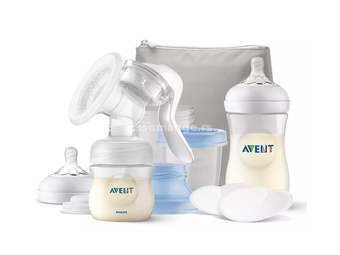 Philips Avent Ručna pumpica za grudi sa bočicama za bebu SCF430/16