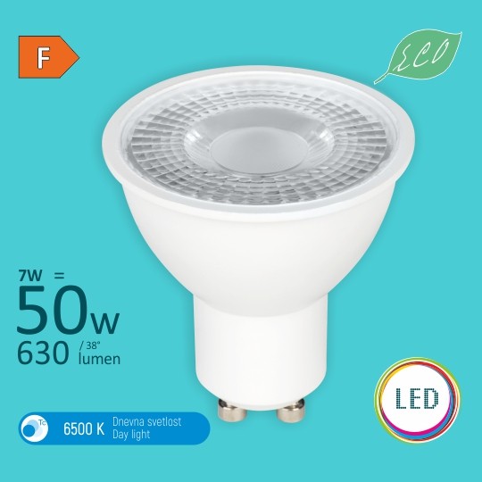 GU10 M2 7W MR16 6500K ECO LED sijalica 240V 630lm 38° Mitea Lighting