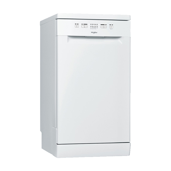 Mašina za pranje sudova Whirlpool WSFE 2B19 EU, 10 kompleta, širine 45 cm