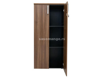 Kancelarijska komoda Walnut black 75*140*45