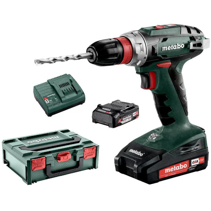 Akumulatorska bušilica - odvrtač Metabo BS 18 Quick 18V 2x2.0Ah (602217500)