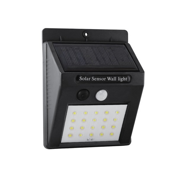 SOLARNA ZIDNA LAMPA LRFS3030H-20 SA SENZOROM 20 LED PROSTO